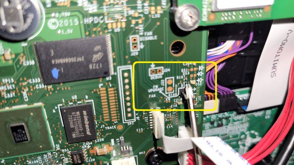 Fixing HP M281 Error 49 - I.T. Bacon